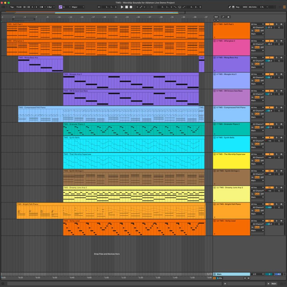 Worship Sounds for Ableton Live - Demo Project | That Worship Sound®